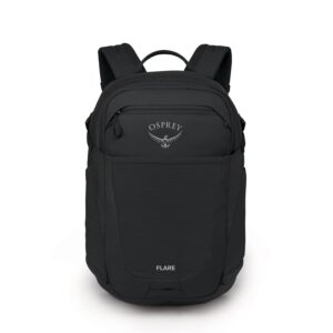 Osprey Flare Everyday Laptop Backpack, Black