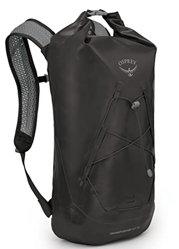 Osprey Transporter 18L Roll Top Waterproof Laptop Backpack, Black