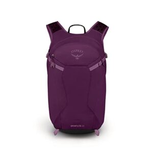 Osprey Sportlite 20L Unisex Hiking Backpack, Aubergine Purple