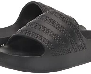 adidas Originals Women's Adilette Slide Sandal, Core Black/Cloud White/Core Black (Ayoon), 6