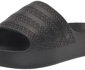 adidas Originals Women's Adilette Slide Sandal, Core Black/Cloud White/Core Black (Ayoon), 6