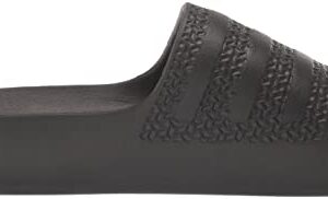 adidas Originals Women's Adilette Slide Sandal, Core Black/Cloud White/Core Black (Ayoon), 6