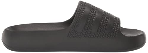 adidas Originals Women's Adilette Slide Sandal, Core Black/Cloud White/Core Black (Ayoon), 6