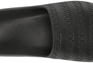 adidas Originals Women's Adilette Slide Sandal, Core Black/Cloud White/Core Black (Ayoon), 6