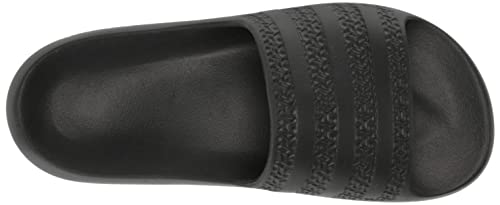 adidas Originals Women's Adilette Slide Sandal, Core Black/Cloud White/Core Black (Ayoon), 6