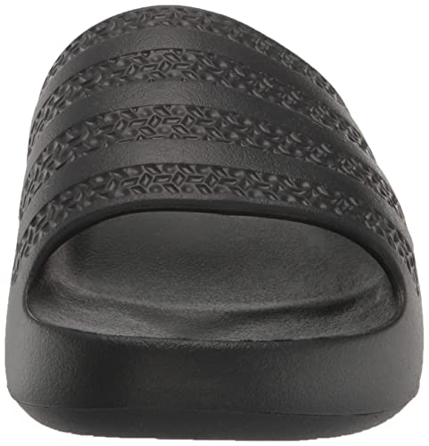 adidas Originals Women's Adilette Slide Sandal, Core Black/Cloud White/Core Black (Ayoon), 6