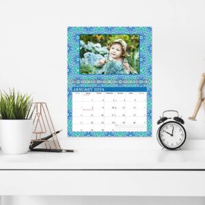 2024 Photo Frame Wall Spiral-bound Calendar (Add Your Own Photos) - 12 Months Desktop/Wall Calendar/Planner - (Edition #015) (26)