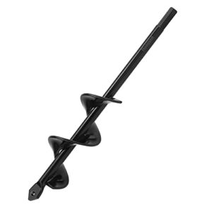 Garden Auger Drill Bit for Planting Ruooson 1.6X9in Garden AugerSpiral Drill, Easy Planter Rapid Planter Plant for 3/8" Hex Drive Drill . (1.6x9 in)