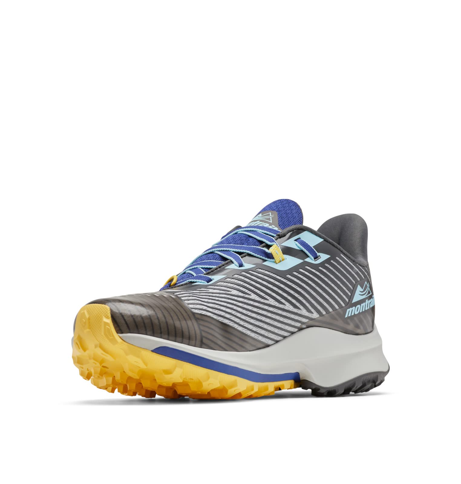 Columbia Women's Montrail Trinity Ag, Grey Ice/Spring Blue, 7