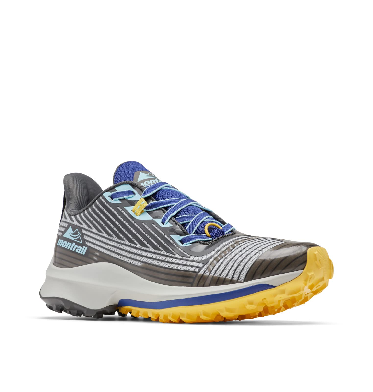 Columbia Women's Montrail Trinity Ag, Grey Ice/Spring Blue, 7