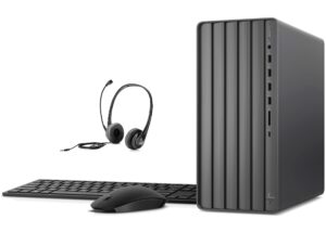 hp 2022 newest envy desktop, intel core i7-11700f, nvidia geforce gtx 1660 super, 32gb ram, 2tb pcie ssd + 4tb hdd, wi-fi 6, usb type-c, hdmi, dvi, headset included, windows 11 home, grey