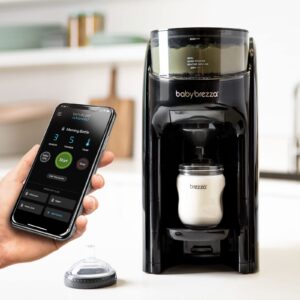 formula pro advanced wifi formula dispenser - automatically mix a warm formula bottle from your phone instantly – easily make bottle with automatic powder blending machine, black