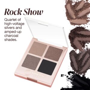 Mineral Fusion Eye Shadow Palette - Rock Show for Women - 0.25 oz Eye Shadow (Refillable)