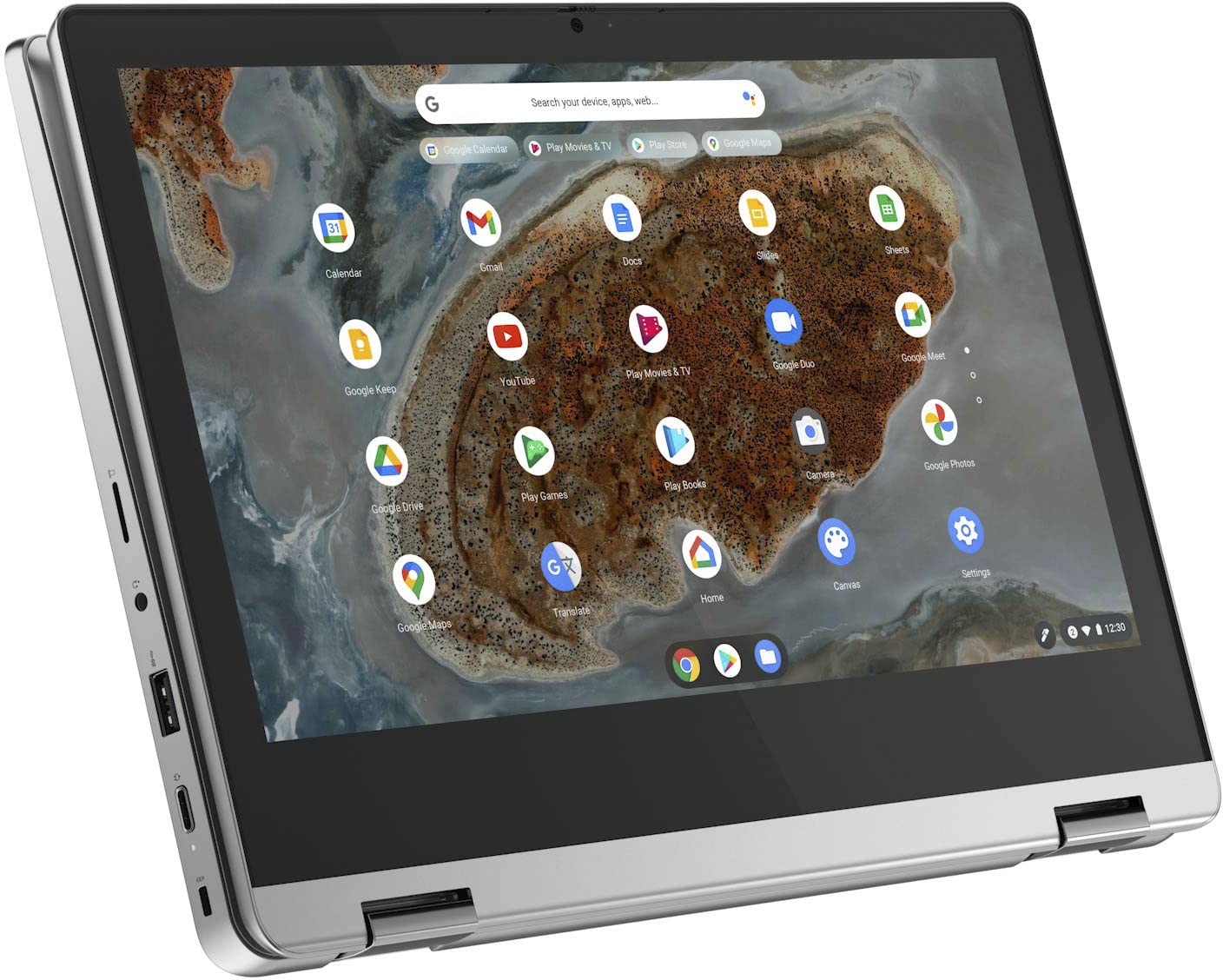 Lenovo 2021 Newest Flex 3 11.6" HD Touchscreen 2-in-1 Convertible Chromebook Laptop, 8-Core MediaTek MT8183 CPU, 4GB Memory, 160GB Storage Space(32GB eMMC + 128GB Micro SD), WiFi 5, Chrome OS