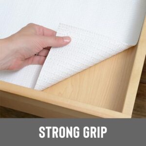 Con-Tact Brand Grip Prints Non-Adhesive Non-Slip Counter Top, Drawer/Shelf Liner, 12" x 20', White