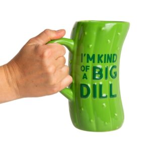 BigMouth Pickle Mug, Green, Large