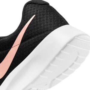 Nike Womens Tanjun, Black/MTLC RED Bronze-Barely Volt-White, 7