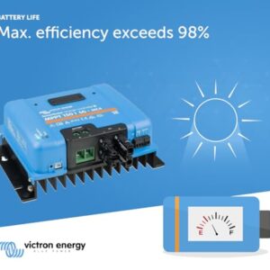 Victron Energy SmartSolar MPPT MC4 150V 60 amp 12/24/36/48-Volt Solar Charge Controller (Bluetooth)