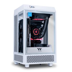 Thermaltake LCGS Reactor 380S Gaming PC (AMD Ryzen™7 5800X 8-Cores, ToughRam DDR4 3600Mhz 32GB RGB Memory, NVIDIA® GeForce RTX™ 3080, Seagate FireCuda 520 NVMe 1TB, Win 10 Home) TW1S-B550-R38-LCS