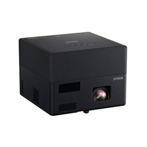 epson epiqvision mini ef12 smart streaming laser projector, hdr, android tv, portable, sound by yamaha, 3lcd, 1080p, 1000 lumens color and white brightness (renewed)