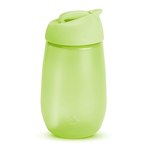 Munchkin® Simple Clean™ Toddler Sippy Cup with Easy Clean Straw, 10 Ounce, 2 Pack, Blue/Green