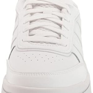 adidas Women's Postmove Basketball Shoe, White/White/Chalk White, 8