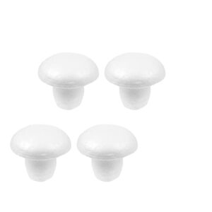 white foam mushroom mushrooms: 5pcs diy polystyrene crafts modelling mushrooms foam shapes molds for fairy garden micro landscape