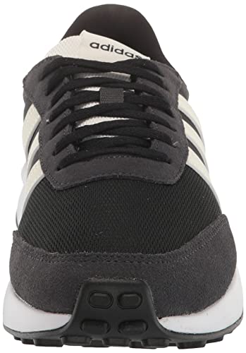 adidas Women's 70s Running Shoe, Black/Off White/Carbon, 7.5