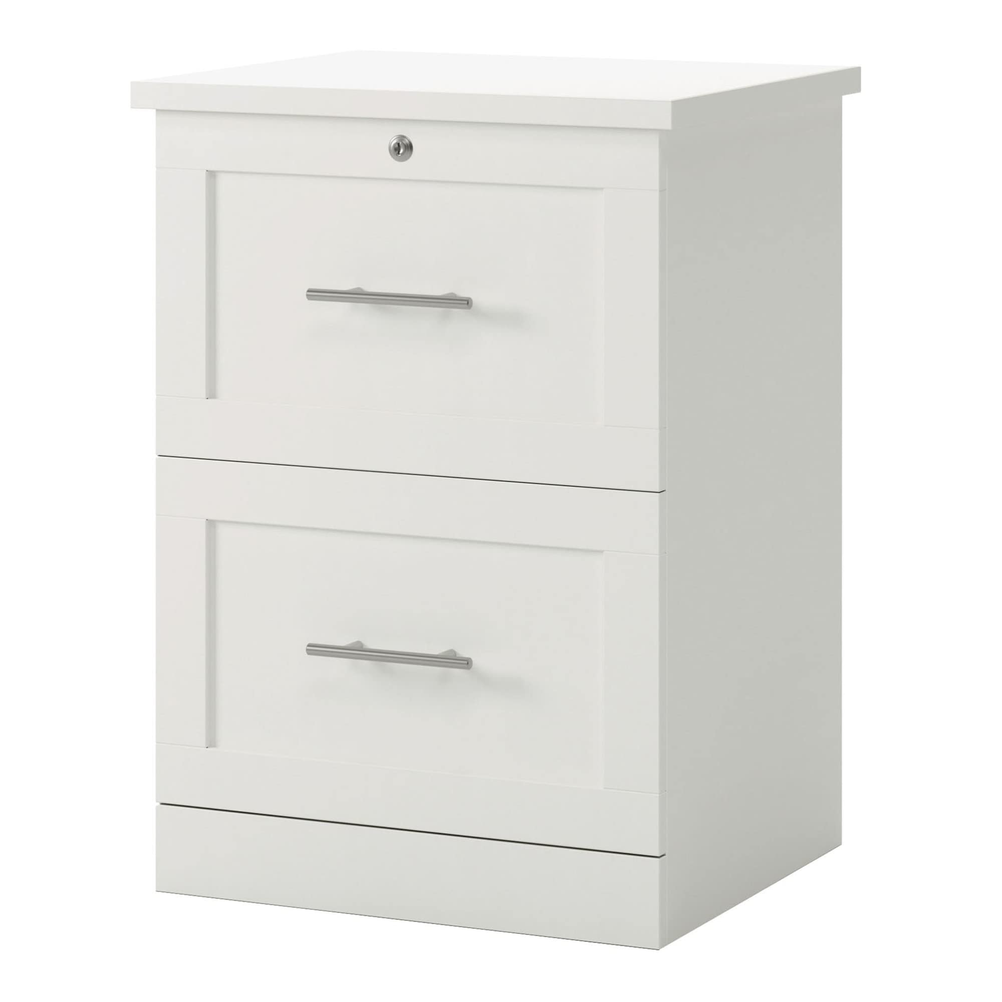 Realspace® 17" D Vertical 2-Drawer File Cabinet, White