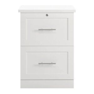 Realspace® 17" D Vertical 2-Drawer File Cabinet, White