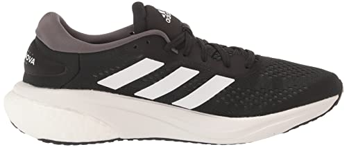 adidas Men's Supernova 2 Running Shoe, Black/White/Grey, 10