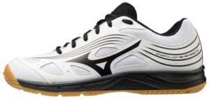 mizuno cyclone speed 3 junior shoe - white-black