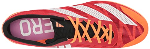 adidas Unisex Adizero XCS Track and Field Shoe, Vivid Red/White/Beam Orange, 13 US Men