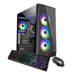 ibuypower pro gaming pc computer desktop slatemono 237i (intel i7-12700kf 3.6ghz, geforce rtx 3070 ti 8gb, 16gb ddr4 rgb ram, 1tb nvme ssd, wifi ready, windows 11 home)