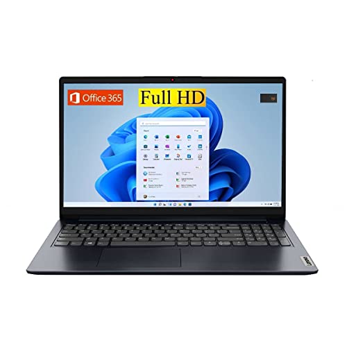 Lenovo 2023 Newest Ideapad Premium Laptop: 15.6" FHD Display, 4-Core Intel Pentium N6000, 4GB RAM, 128GB SSD, 1-Year Office 365 Personal, UHD Graphics, WiFi6, Bluetooth, DolbyAudio, Win11S, TF