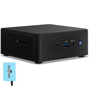 intel nuc bxnuc9i5qnx1 home & business mini desktop i5-9300h 4-core 2.40ghz, 8gb ram, 256gb pcie ssd, uhd 630, wifi 6, bt 5.2, hdmi, usb 3.1, sd card, win 10p w/hub