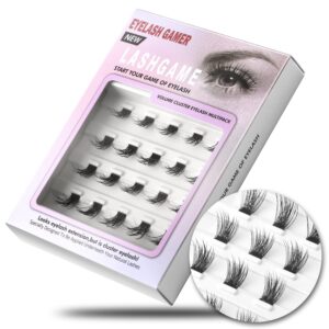 eyelash evolution diy extension korean pbt fiber 3d effect mixing length - reusable artificial eyelashes multi-pack three lengths 20 lash clusters for that volume look