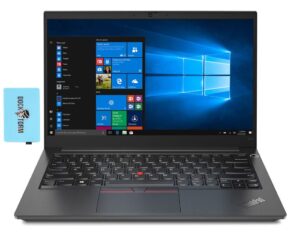 lenovo thinkpad e14 gen 2 home & business laptop (intel i7-1165g7 4-core, 32gb ram, 1tb pcie ssd, intel iris xe, 14.0" 60hz touch full hd (1920x1080), fingerprint, win 11 pro) with dockztorm hub