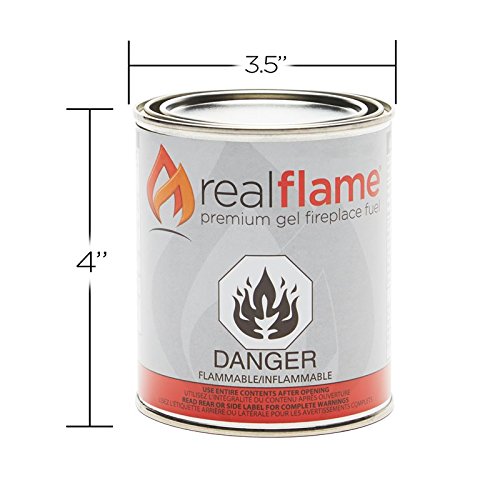 Home Square 2 Piece Set with Two 24 Packs of 13 oz Gel Fuel Cans for Fireplace