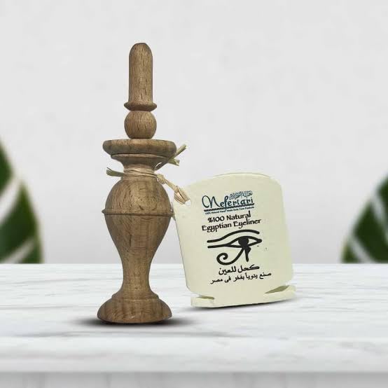 Nefertari 100% Natural Egyptian Eyeliner in Powder Form, Handmade Eyeliner Pharaohs Style