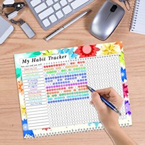 2024 Monthly Desktop/Wall Calendar/Planner - Habit Tracker - Daily, Weekly & Monthly Goal Motivational Habit Tracking Journal Inspirational - (Edition #01)