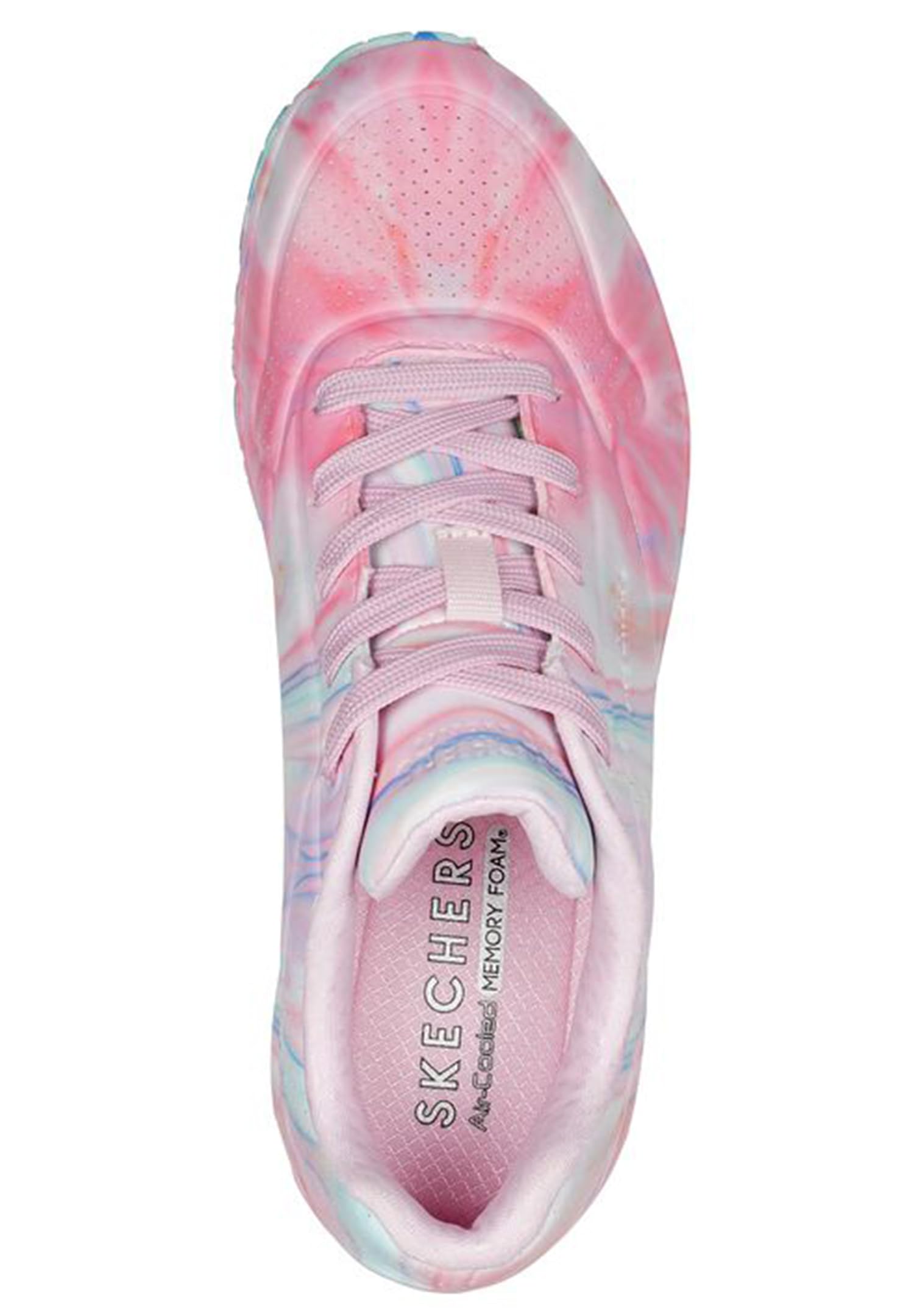 Skechers Women's UNO-Like Water Sneaker, Pink/Mulit, 8