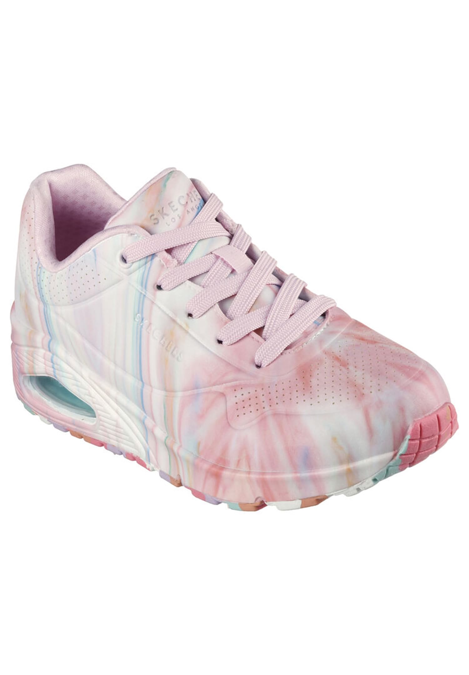 Skechers Women's UNO-Like Water Sneaker, Pink/Mulit, 8