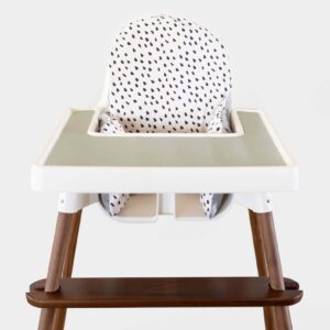 yeah baby goods adjustable footrest for the ikea antilop highchair (walnut)