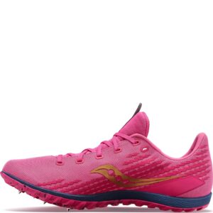 saucony women's havok xc3 spike cross country running shoe, prospect quartz, 8.5