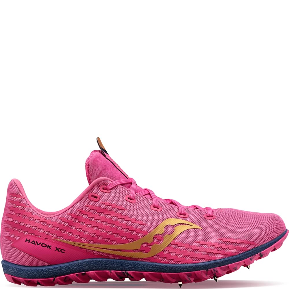 Saucony Women's Havok XC3 Spike Cross Country Running Shoe, Prospect Quartz, 8.5