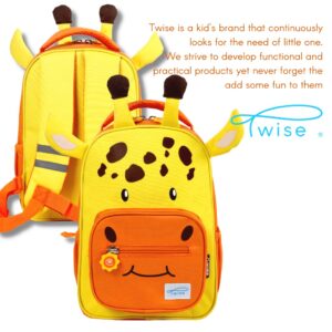 TWISE SIDE-KICK PRESCHOOL BACKPACK FOR KIDS AND TODDLERS (GIRAFFE)