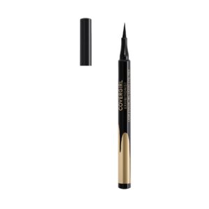 covergirl exhibitionist lash enhancing liquid eyeliner, matte black