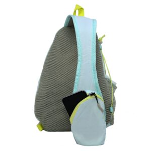 Eddie Bauer Ripstop 8L Shoulder Sling Pack with Padded Air-Mesh Adjustable Crossbody Strap, Light Aqua, One Size