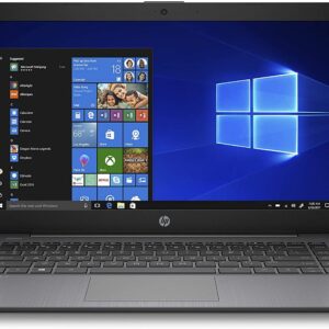 HP Stream 14" HD Display, Intel Celeron N4000 Dual-Core, 4GB DDR4 Memory, 192GB Storage (64GB eMMC+128GB TGC SD Card), HDMI, WiFi,Webcam, Bluetooth, 1-Year Microsoft 365, Win10 S, Brilliant Black